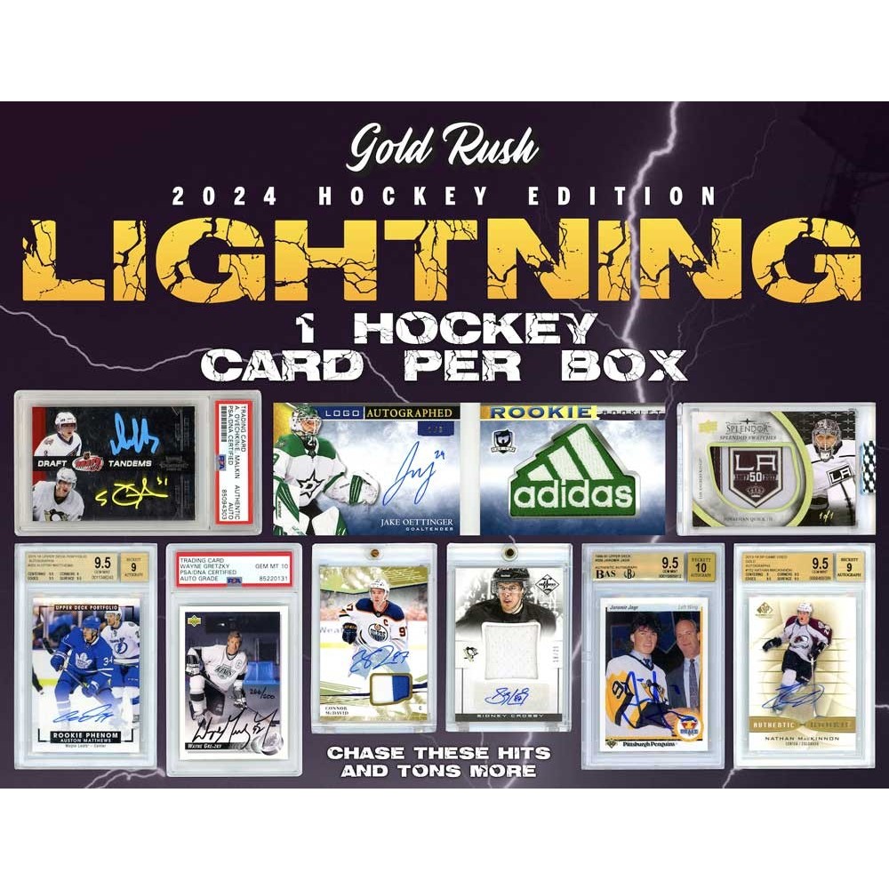 2024 Gold Rush Lightning Hockey Box | Steel City Collectibles