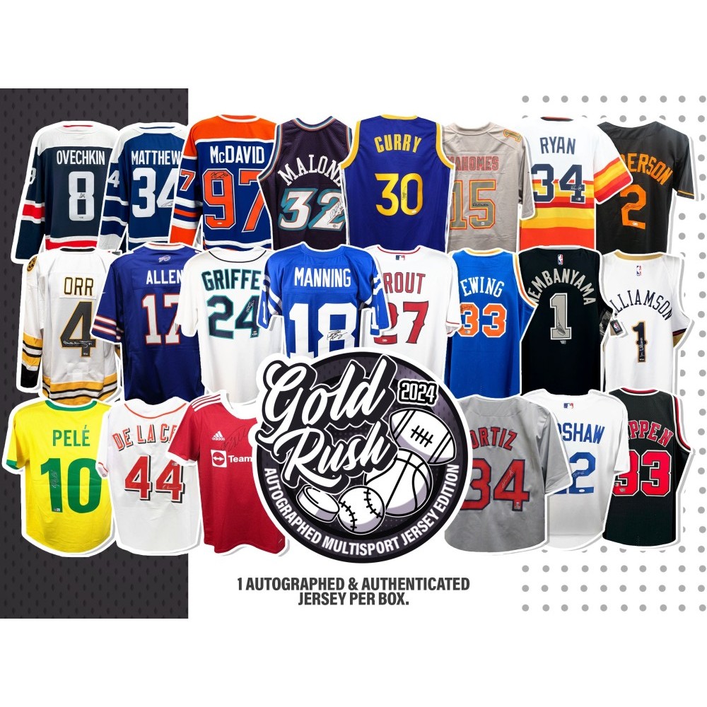 2024 Gold Rush Autographed Multi-Sport Jersey Edition Box | Steel City ...