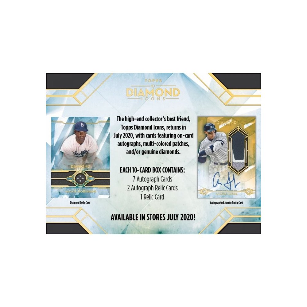 2020 Topps Diamond Icons Baseball Hobby Box Random Hit Group Break #15 ...