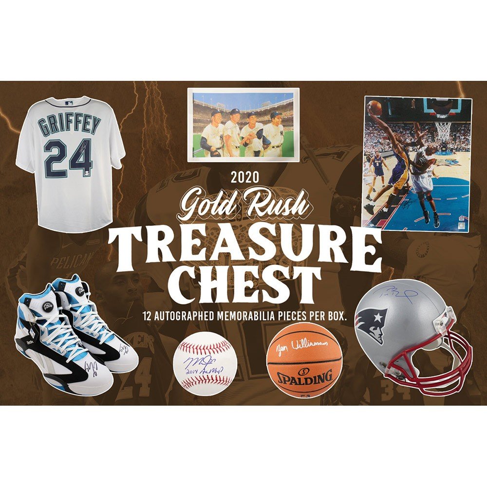 2020 Gold Rush Treasure Chest Autographed Memorabilia Case | Steel City ...