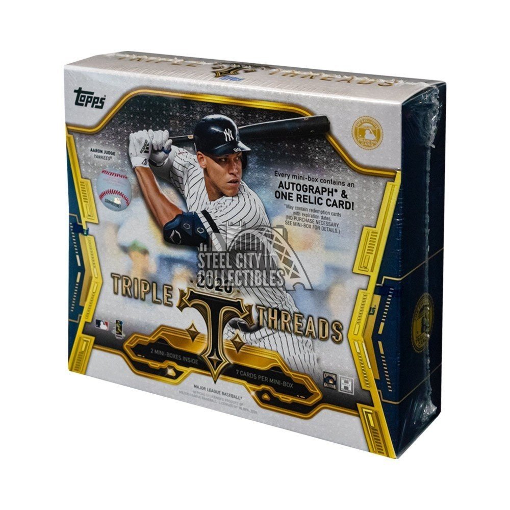 2020 Topps Triple Threads Baseball Hobby 9-Box Case TRIPLE Random Team ...