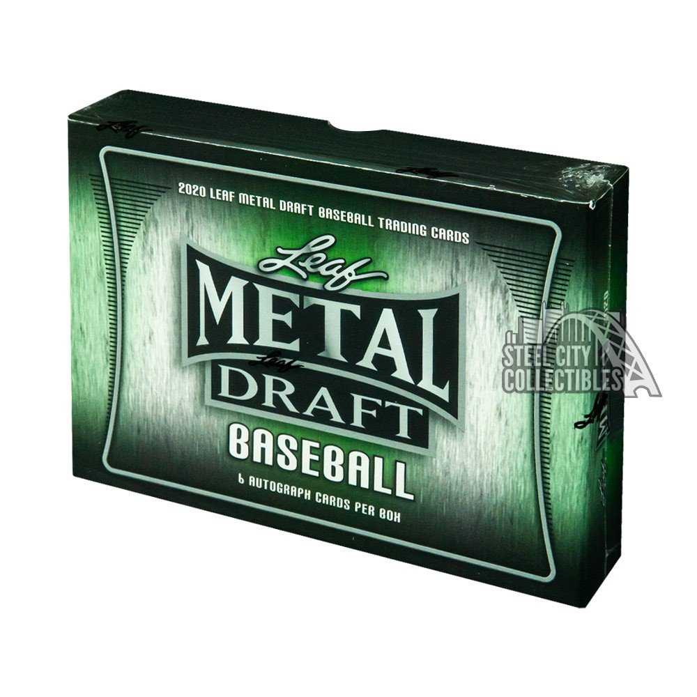 2020 Leaf Metal Draft Baseball Hobby Box | Steel City Collectibles
