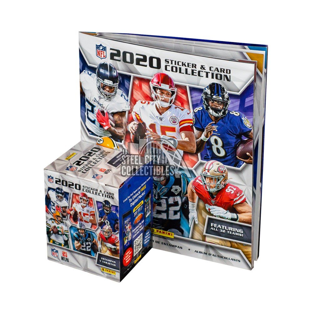 2020 Panini NFL Stickers 50ct Box with Album | Steel City Collectibles