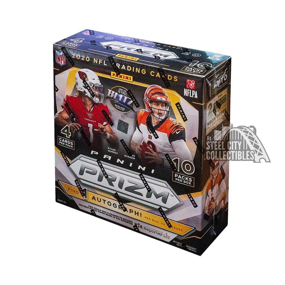 2020 Panini Prizm Football Mega Box - Neon Green 3-Box Random Division ...