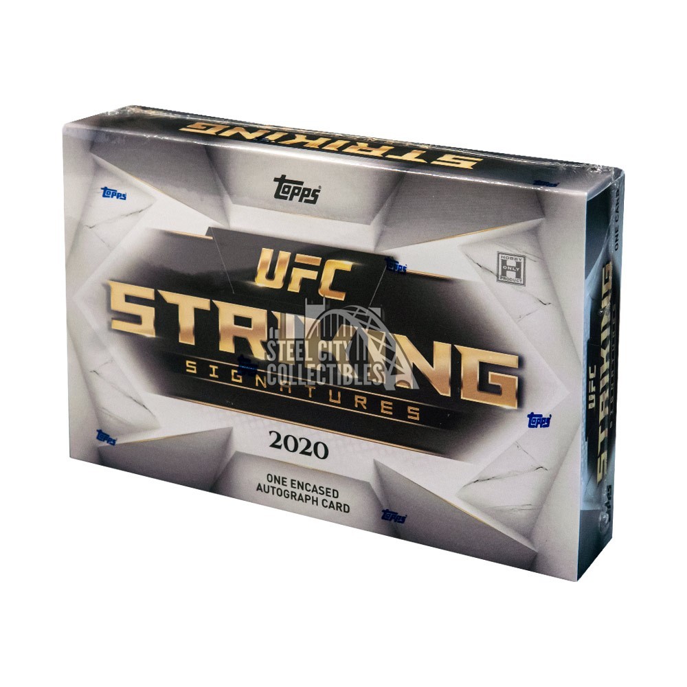 2020 Topps UFC Striking Signatures Hobby Box | Steel City Collectibles
