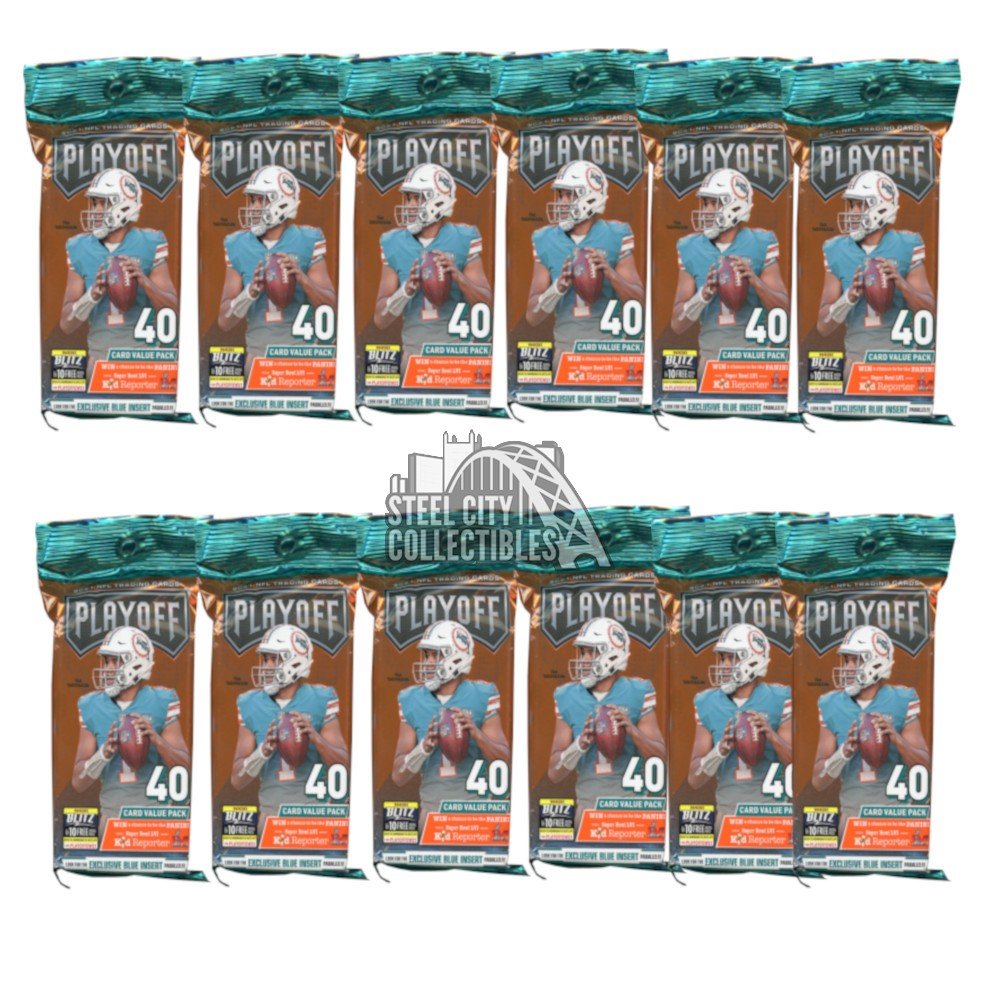2021 Panini Playoff Football Value Pack 12-Pack Lot | Steel City ...