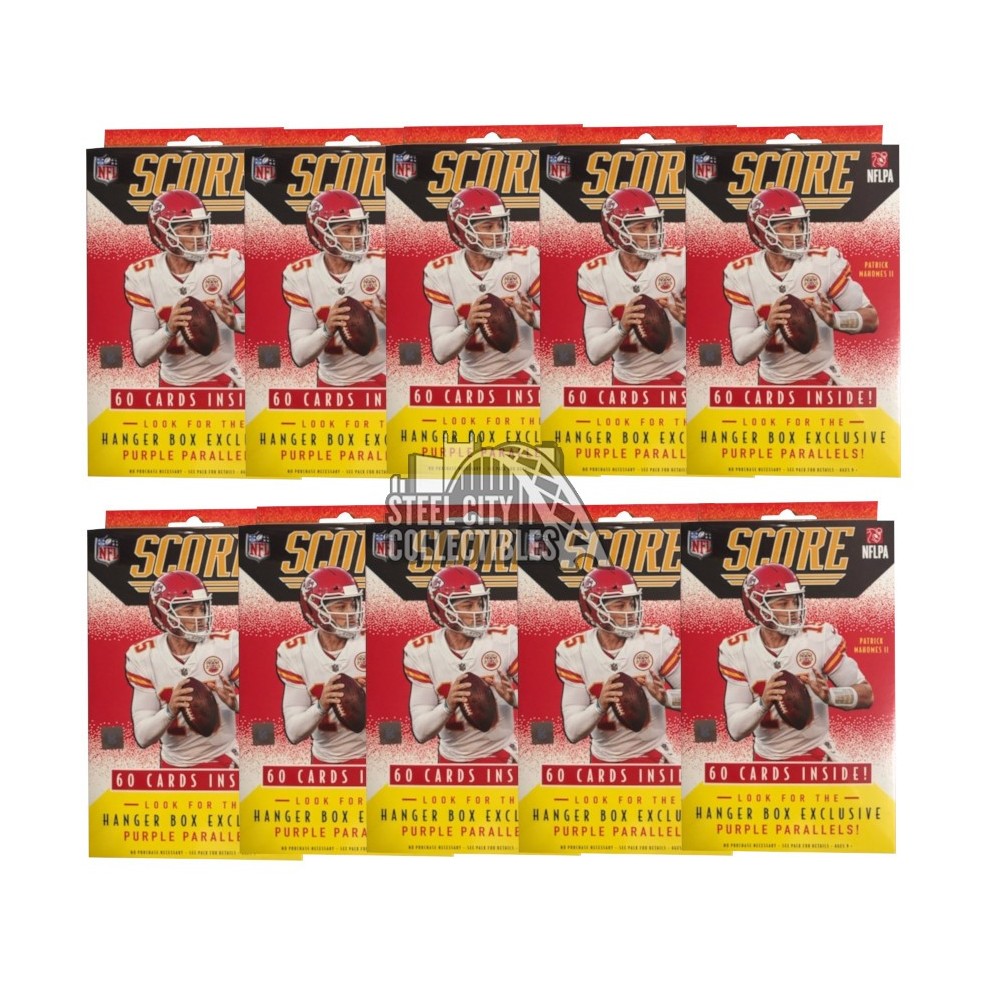 2021 Panini Score Football Hanger Box 10-Box Lot | Steel City Collectibles