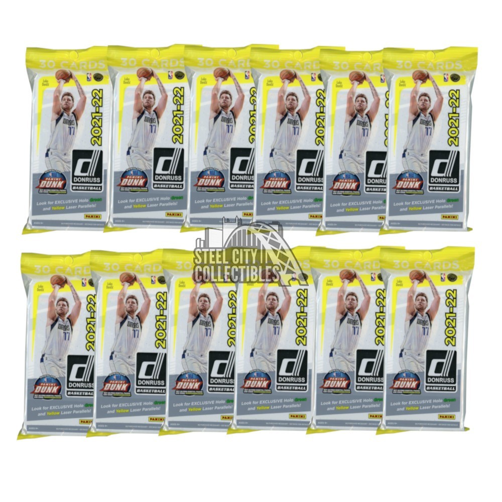 2021-22 Panini Donruss Basketball Fat 12-Pack Lot | Steel City Collectibles