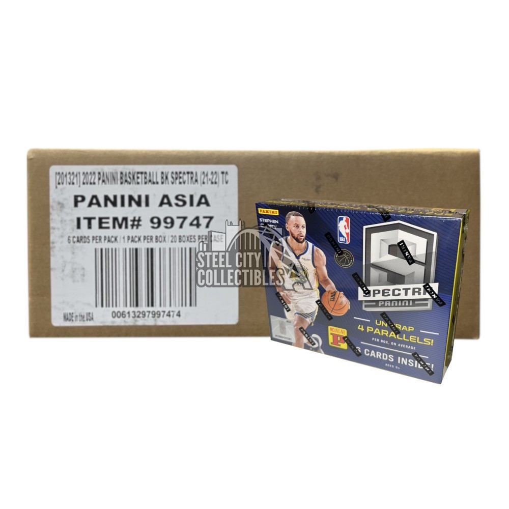 2021-22 Panini Spectra Basketball Asia Tmall 20-Box Case | Steel City ...