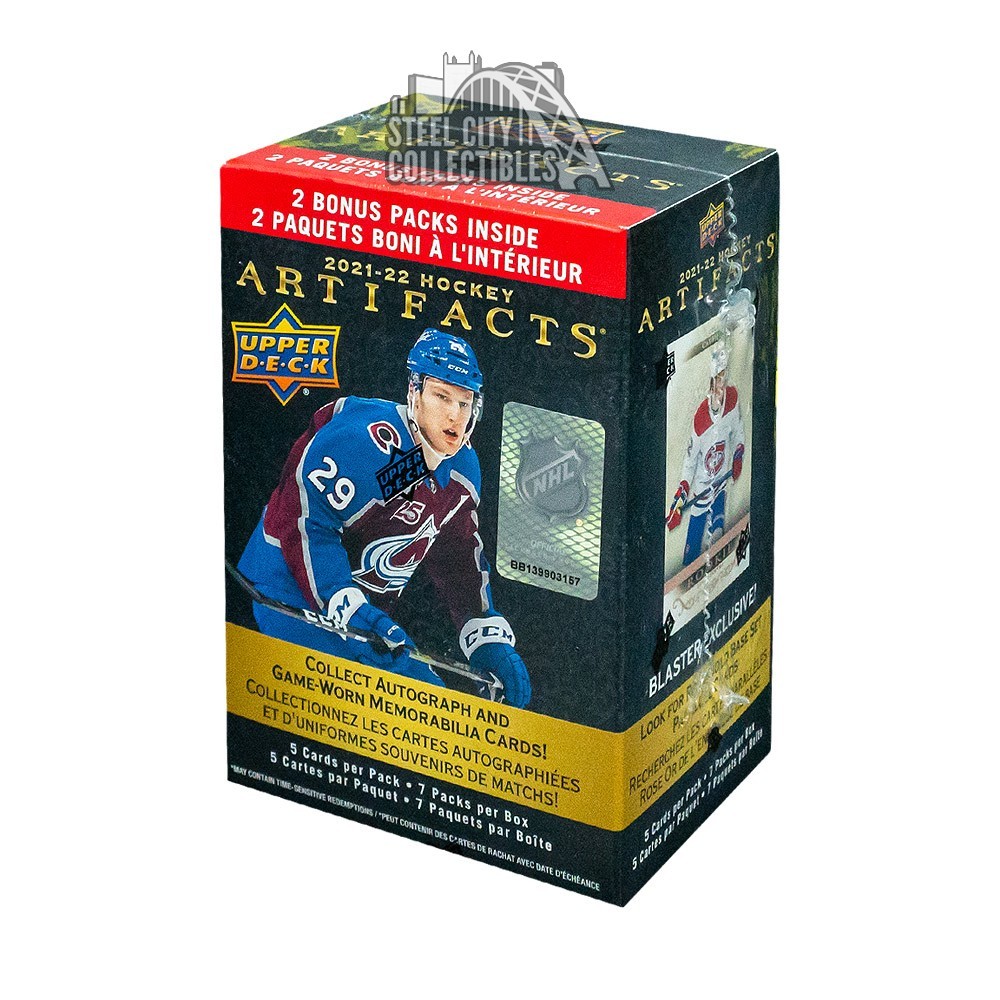 2021 22 Upper Deck Artifacts Hockey Blaster Box Steel City Collectibles 2021 22 Upper Deck Artifacts Hockey Blaster Box Steel City Collectibles