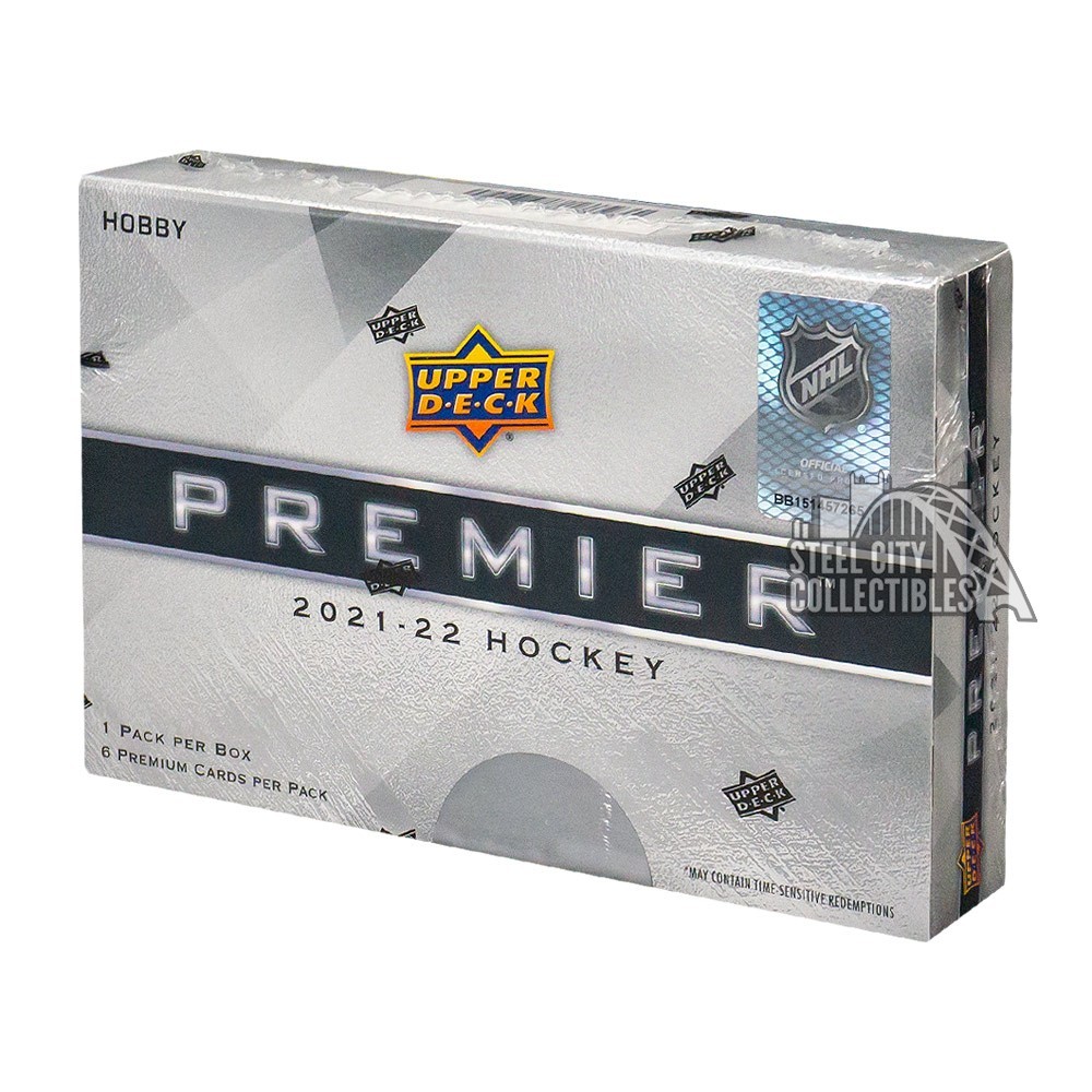 2021-22 Upper Deck Premier Hockey Hobby Box | Steel City Collectibles