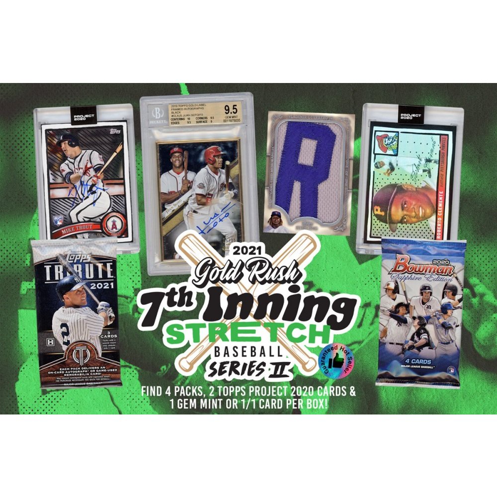 2021 Gold Rush 7th Inning Stretch Baseball Series 2 Box | Steel City ...