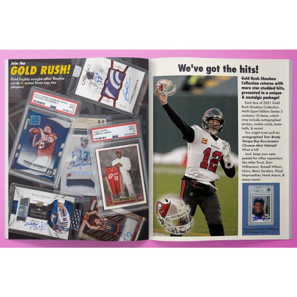 2021 Gold Rush Shoebox Collection Multi-Sport Edition Series 2 Box ...