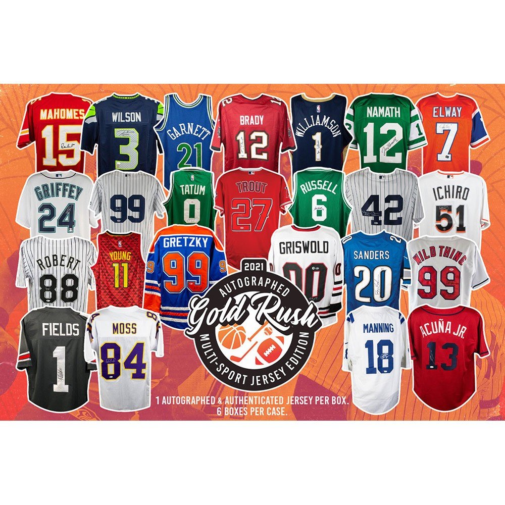 2021 Gold Rush Autographed Multi-Sport Jersey Edition Box | Steel City ...