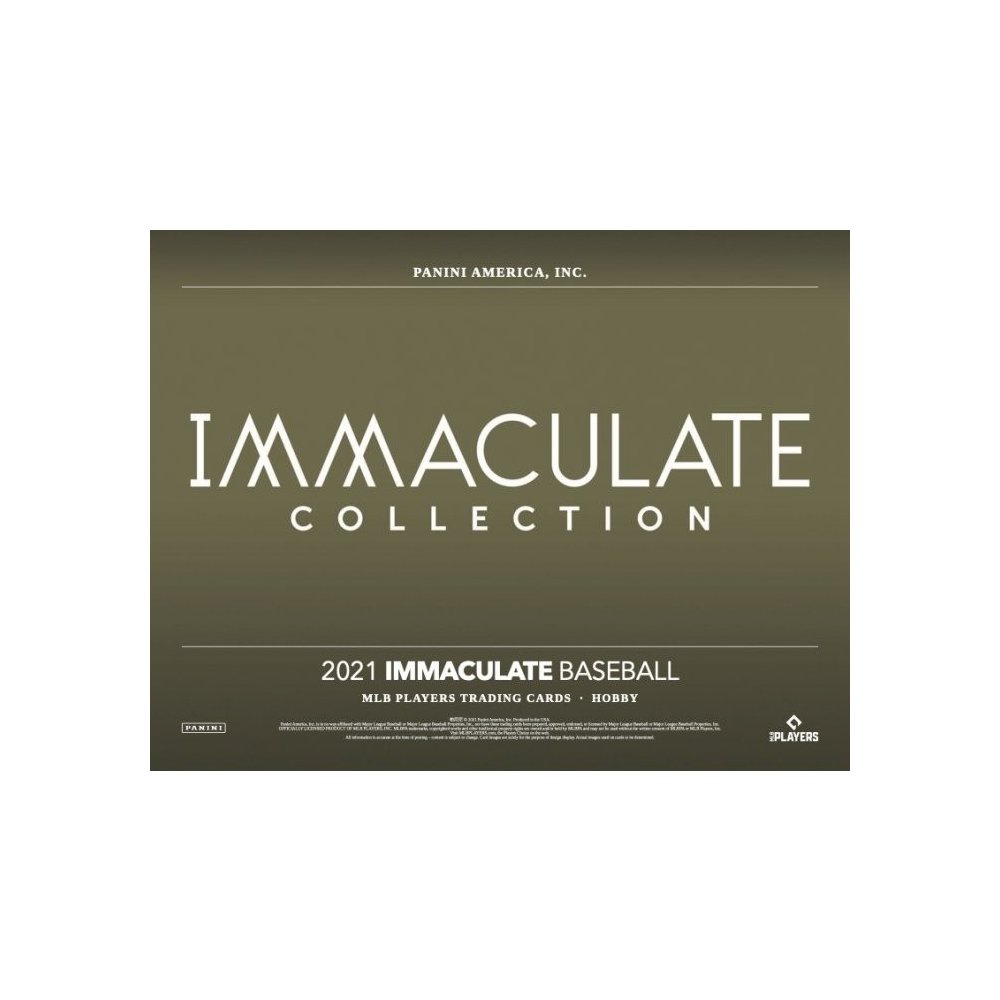 2021 Panini Immaculate Baseball Dual Hobby Box Random Serial # Group ...