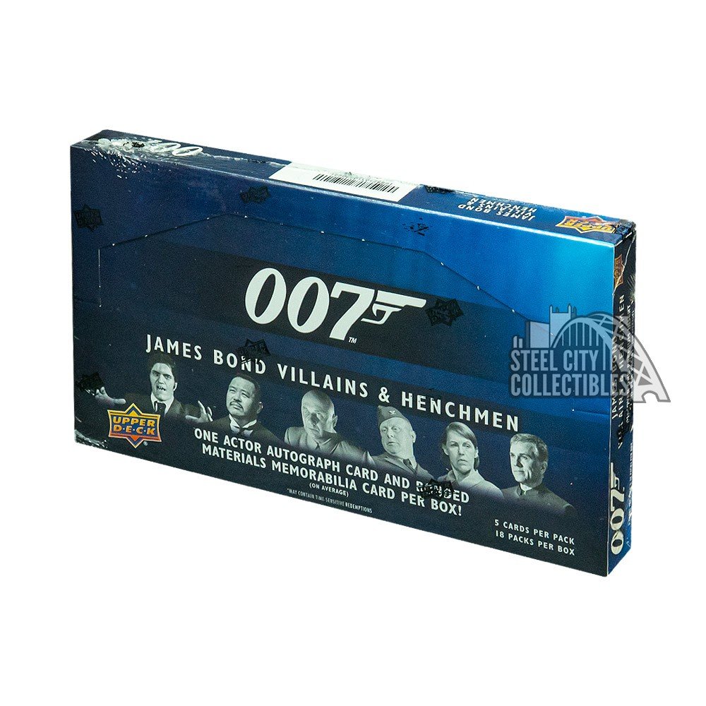 2021 Upper Deck James Bond Villains & Henchmen Hobby Box | Steel City ...