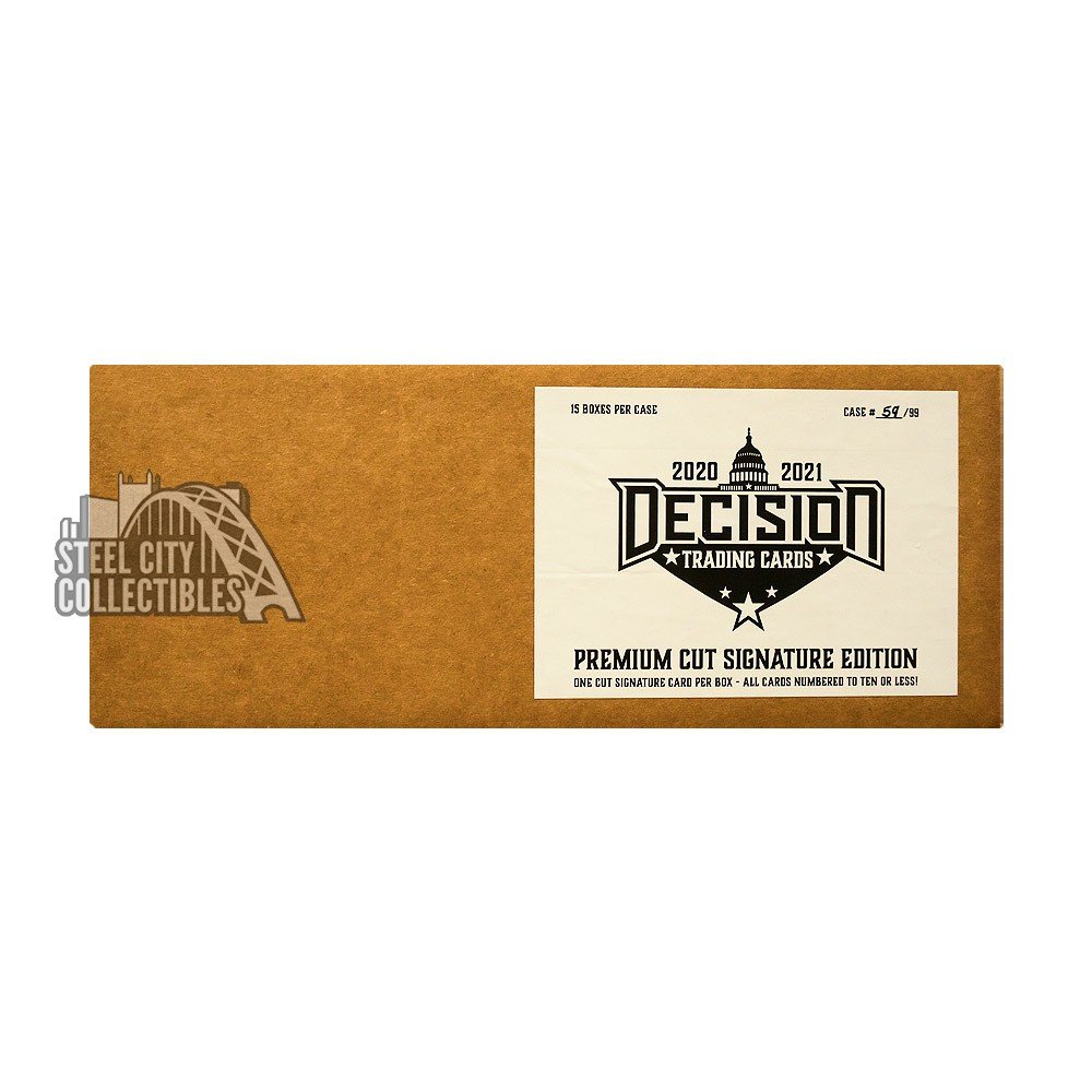 2021 Decision Cut Signature Edition 15-Box Case | Steel City Collectibles
