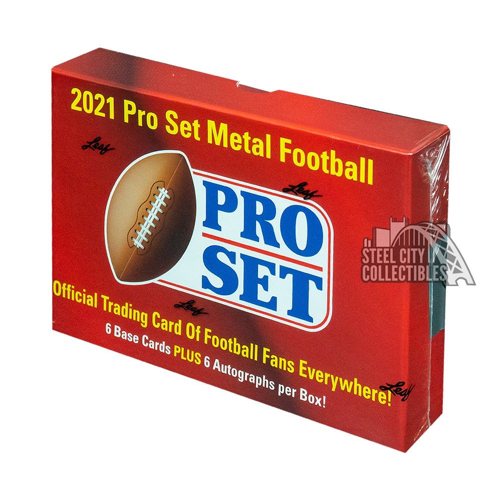 2021 Pro Set Metal Football Box | Steel City Collectibles