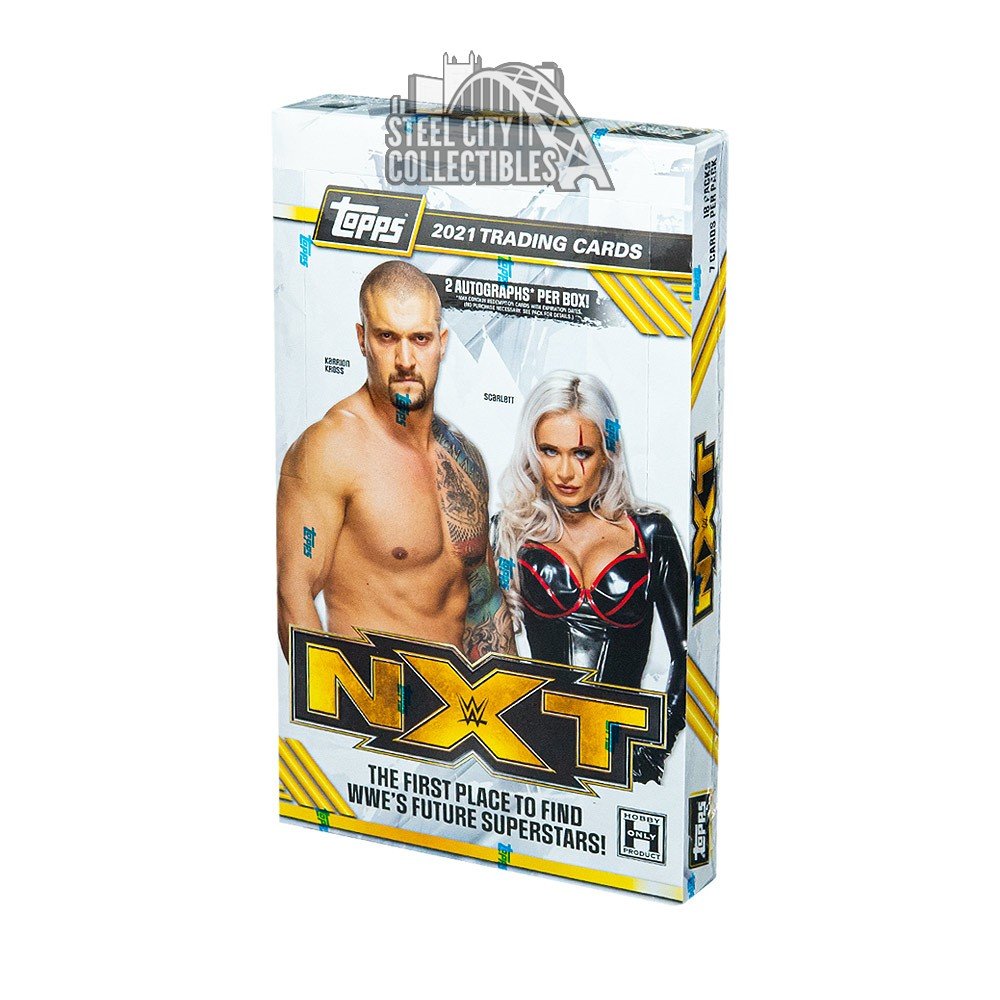 2021 Topps WWE NXT Wrestling Hobby Box | Steel City Collectibles