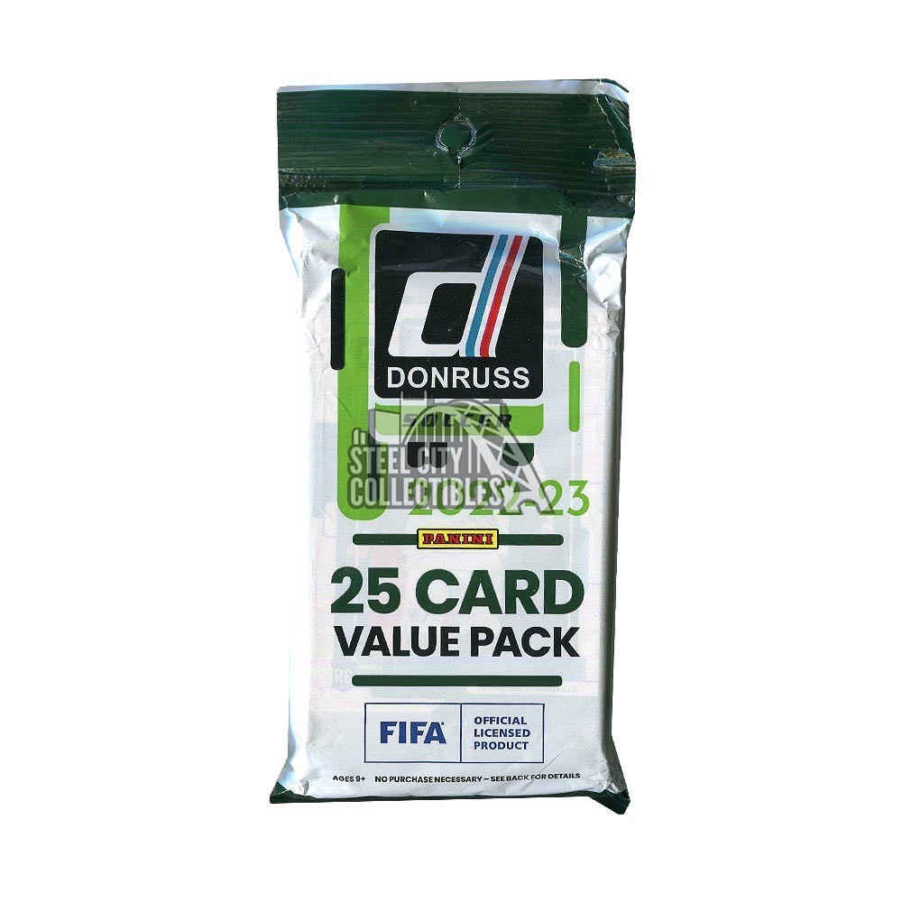 2022-23 Panini Donruss Soccer 25-Card Value Pack | Steel City Collectibles