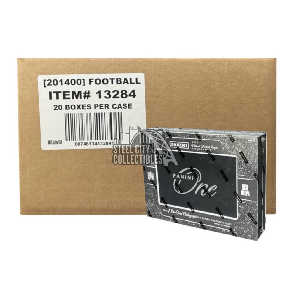 2022 Panini One Football Hobby 20-Box Case | Steel City Collectibles