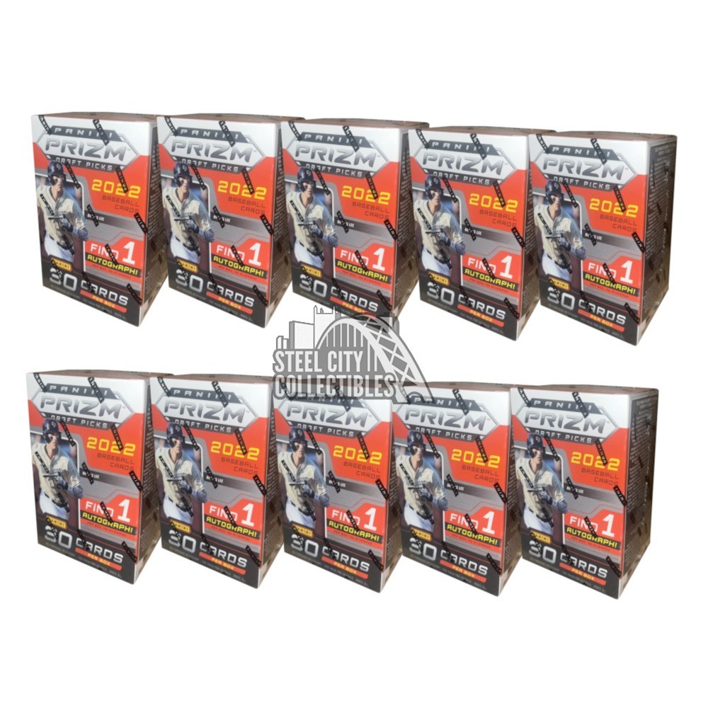 2022 Panini Prizm Draft Picks Baseball 6-Pack Blaster Box 10-Box Lot ...