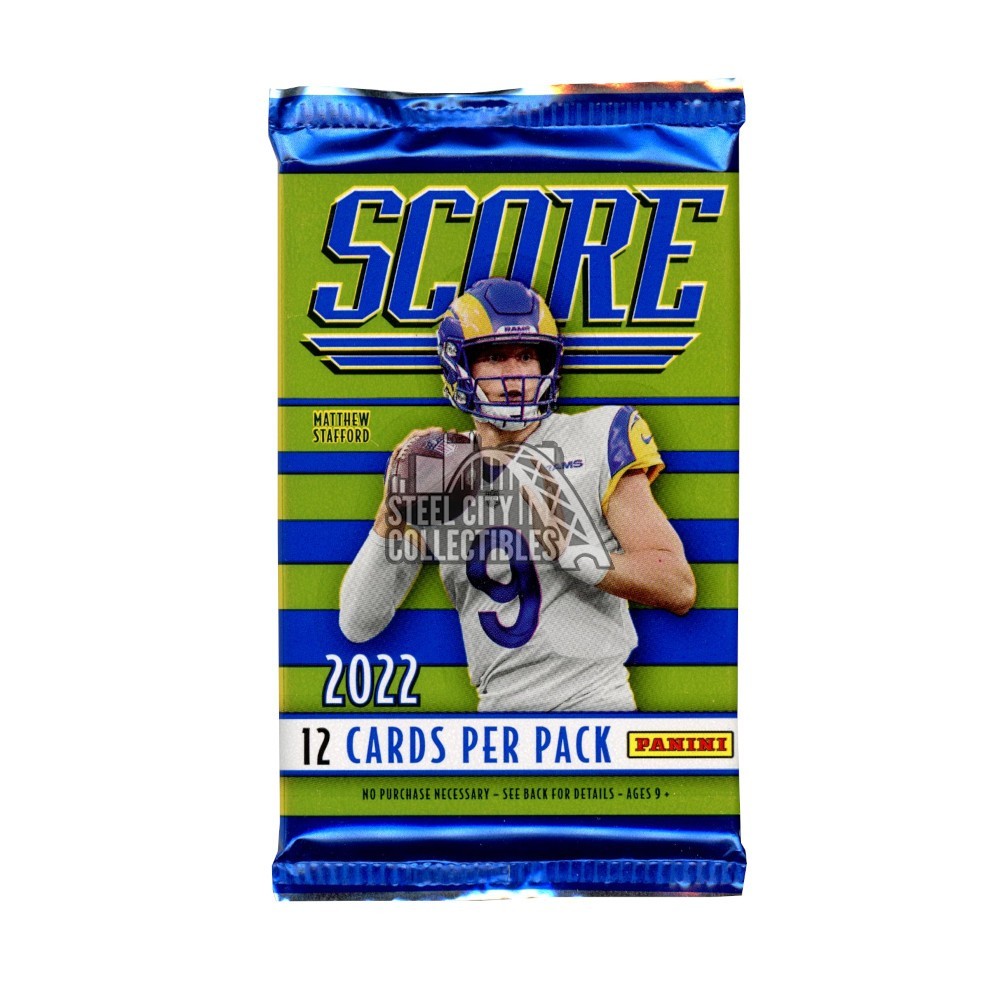 2022 Panini Score Football Retail Pack | Steel City Collectibles