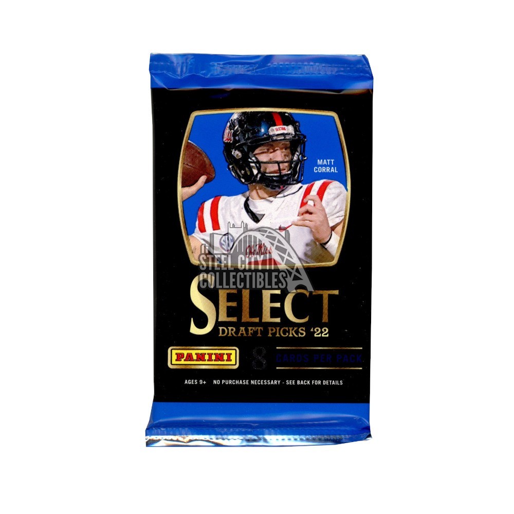 2022 Panini Select Draft Picks Football Mega Box Pack (White Lazer ...