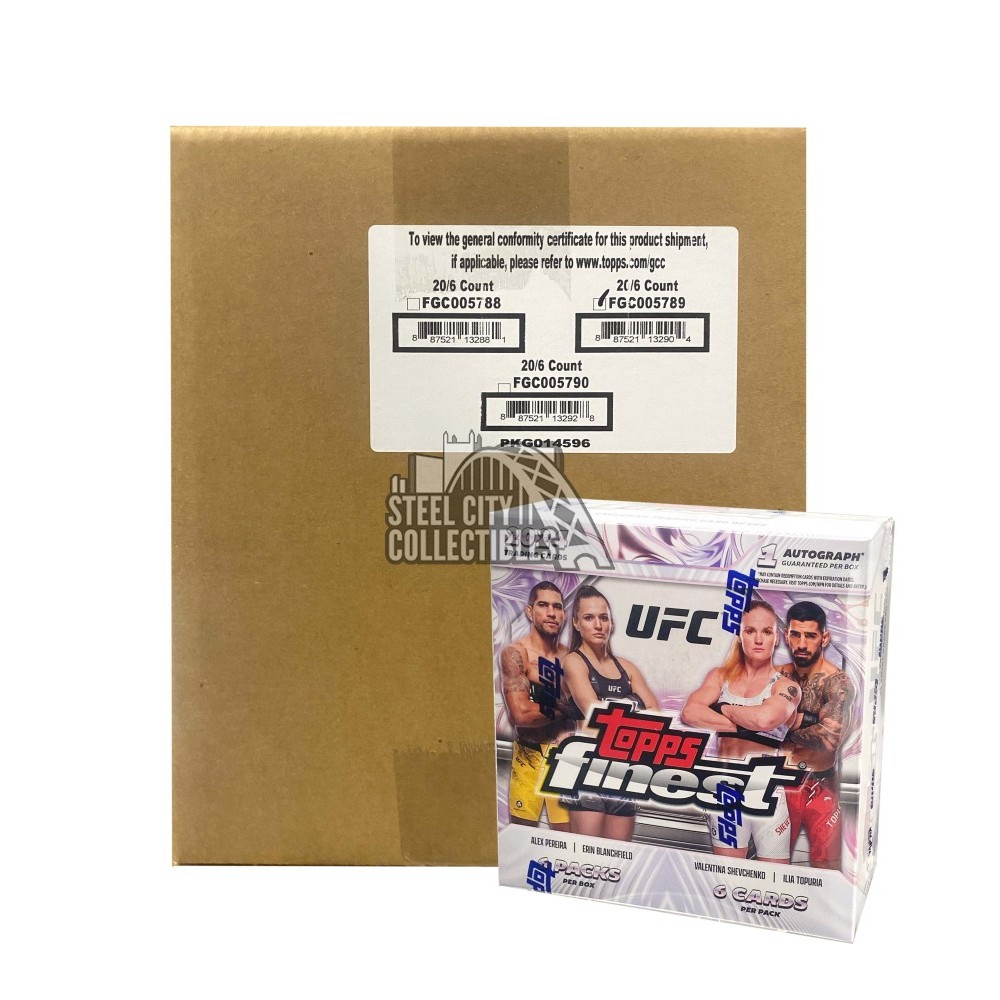 2024 Topps Finest UFC Mega 20-Box Case | Steel City Collectibles