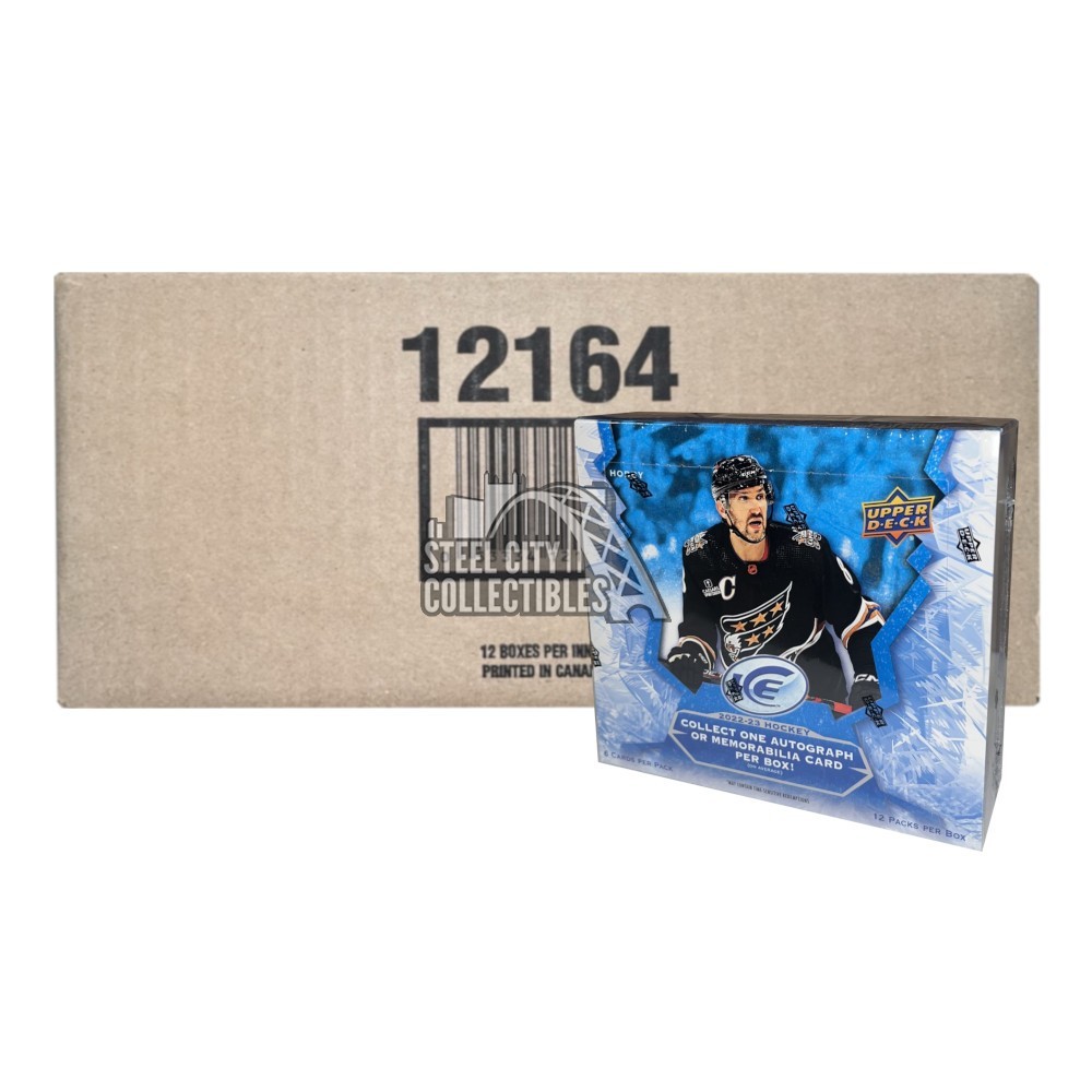 2022-23 Upper Deck Ice Hockey Hobby 12-Box Case | Steel City Collectibles