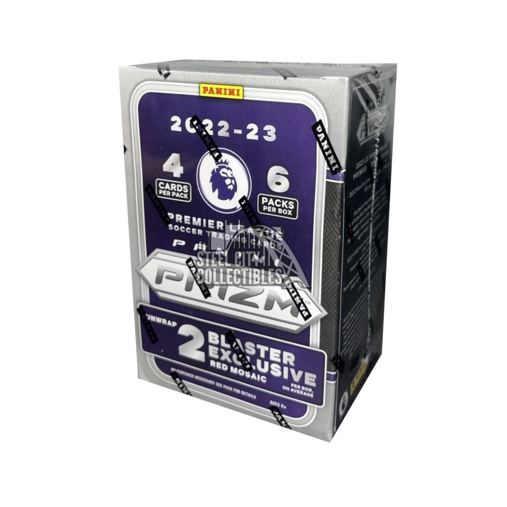 2022-23 Panini Prizm Premier League Soccer 6-Pack Blaster Box | Steel ...