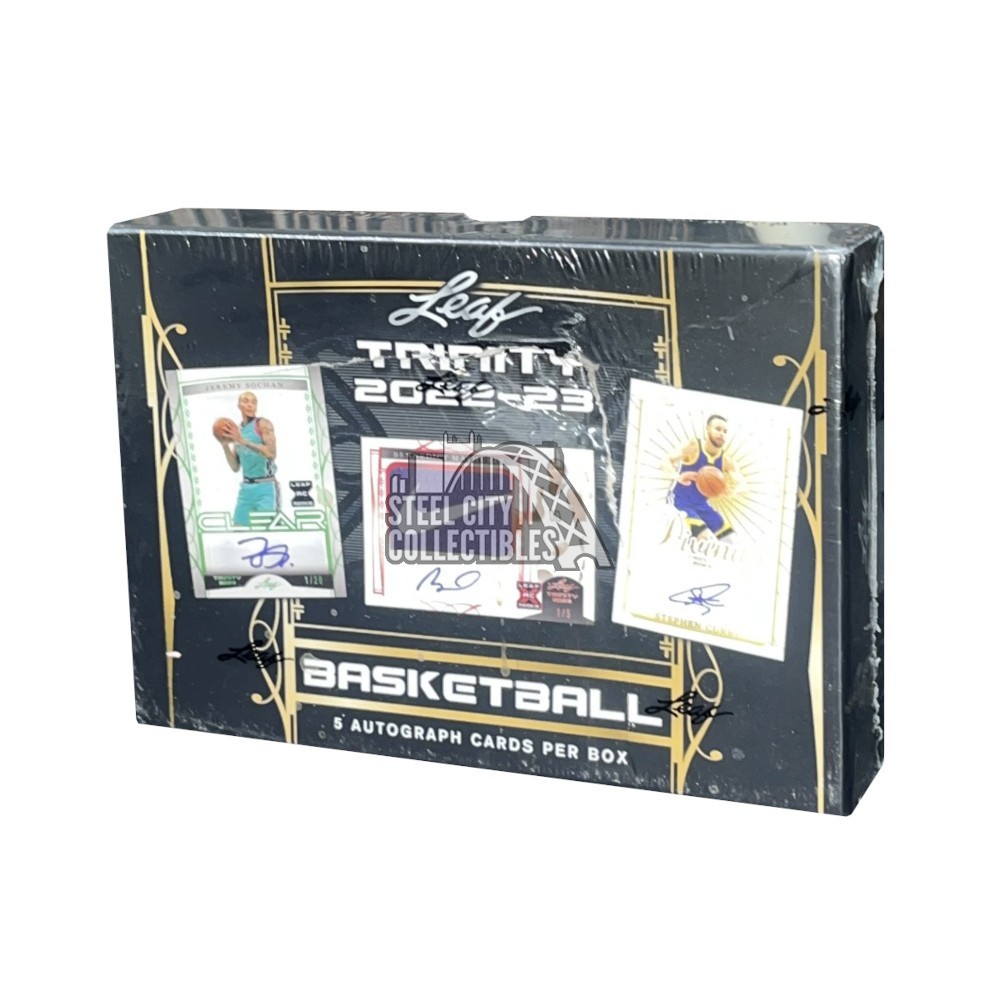 2022-23 Leaf Trinity Basketball Hobby Box | Steel City Collectibles