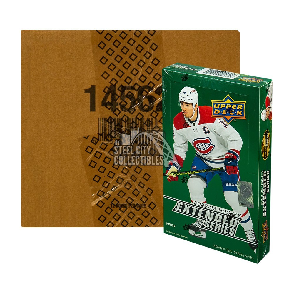 2022-23 Upper Deck Extended Series Hockey Hobby 12-Box Case | Steel City Collectibles