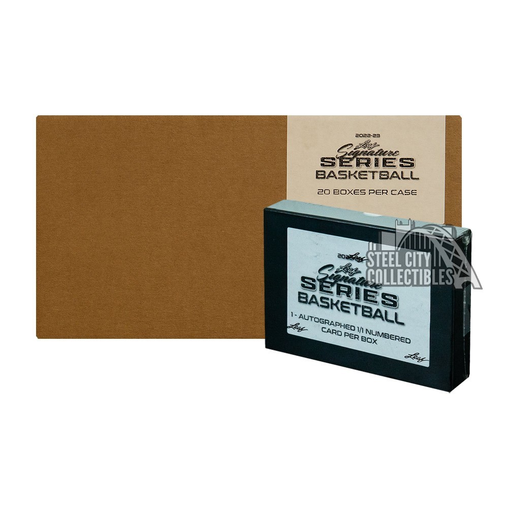 2022-23 Leaf Signature Series Basketball Hobby 20-Box Case | Steel City ...
