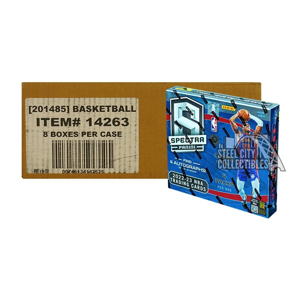2022-23 Panini Spectra Basketball Hobby 8-Box Case | Steel City ...