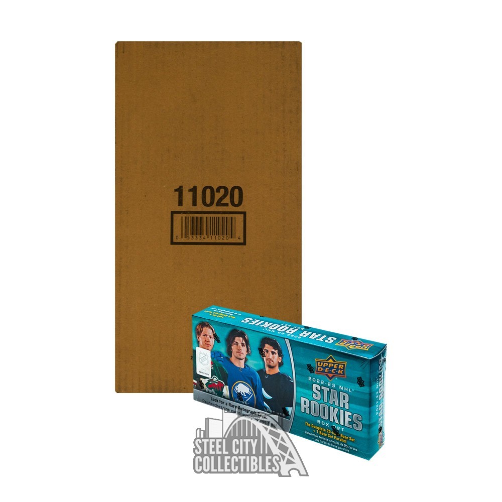 2022-23 Upper Deck NHL Rookie Box Set 20-Set Case | Steel City Collectibles