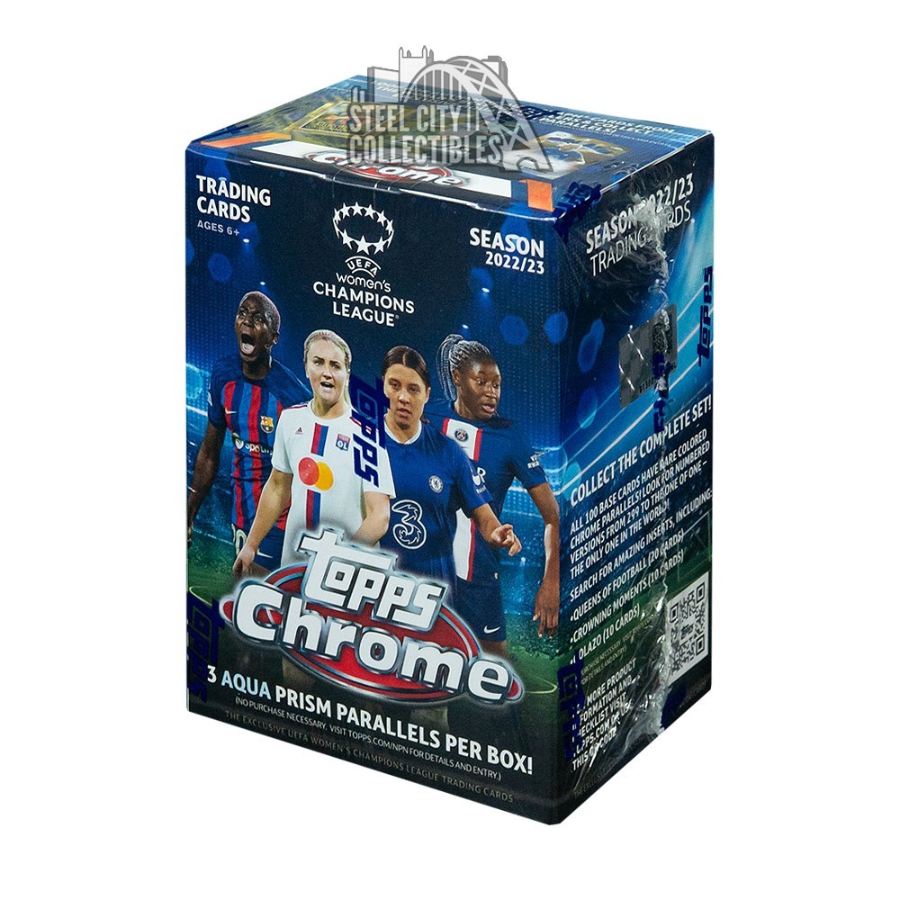 2022-23 Topps Chrome UEFA Women's Champions League Soccer Blaster Box *PLEASE READ* | Steel City ...