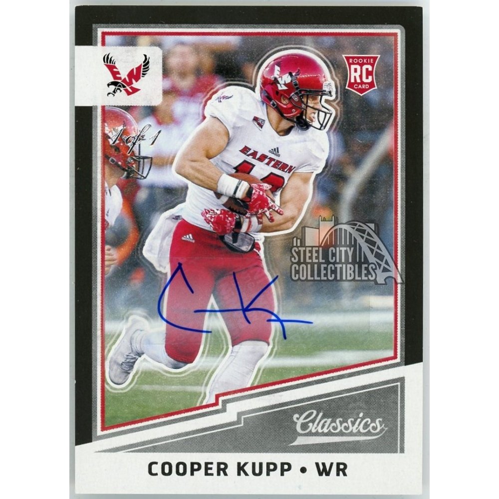 Cooper Kupp 2017 Classics Significant Signatures Black Auto RC 1/1 ...
