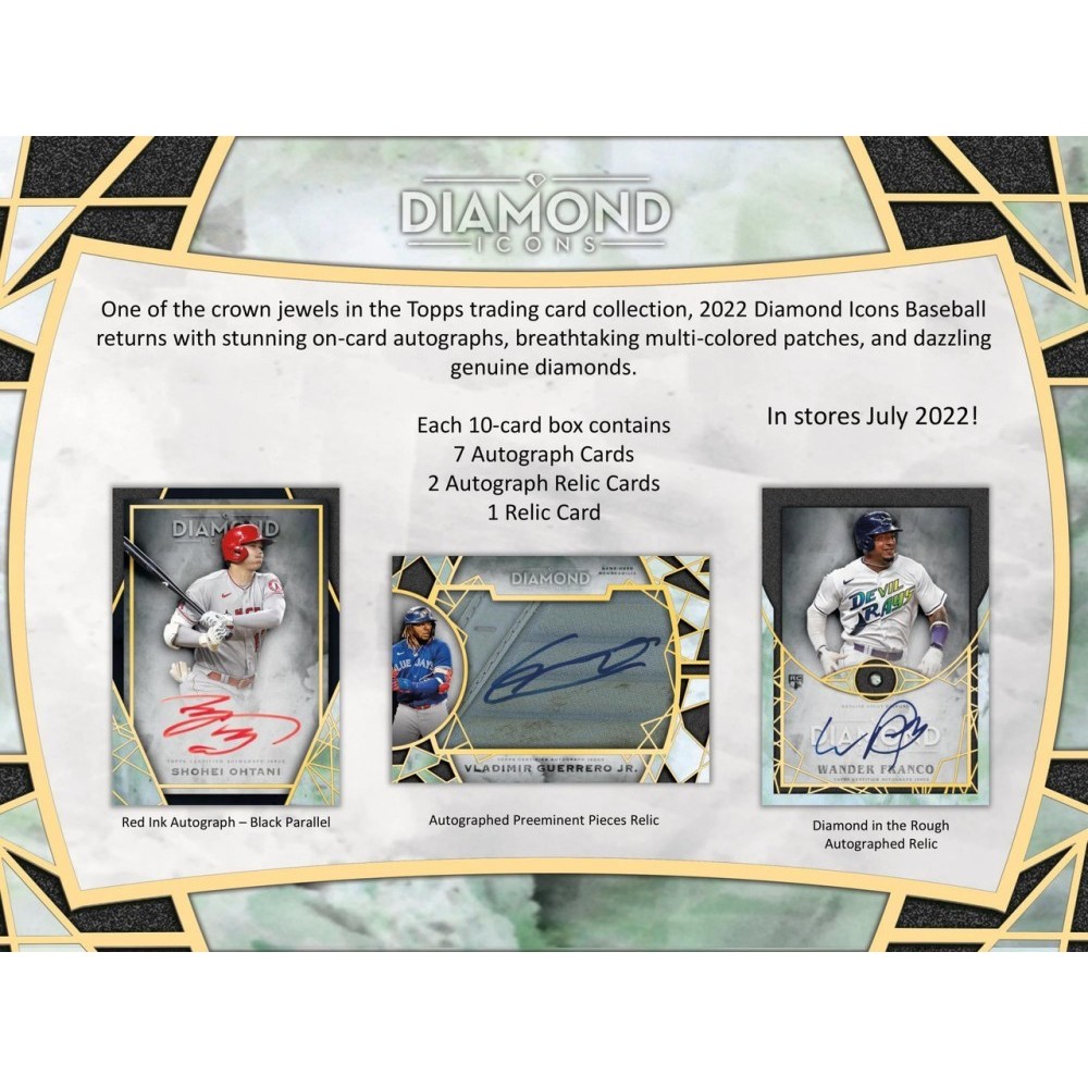 2022 Topps Diamond Icons Baseball Hobby Box Random Hit Group Break #1 ...