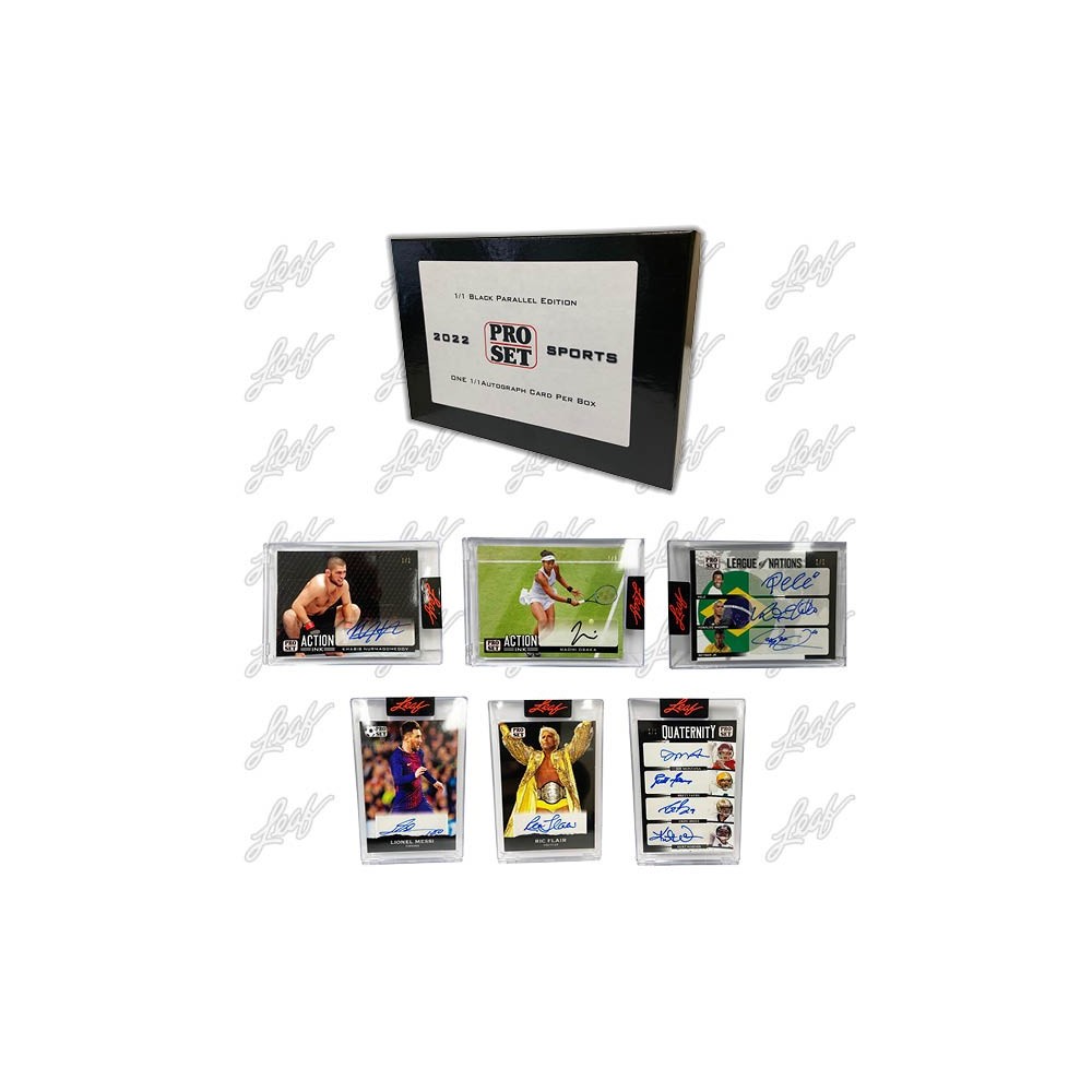 2022 Pro Set Sports Black Parallel Autograph Box | Steel City Collectibles