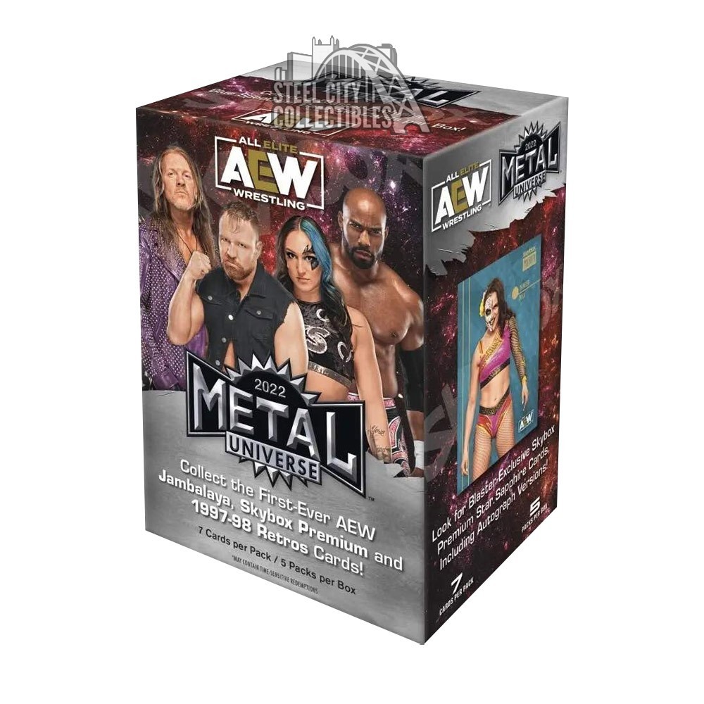 2022 Upper Deck AEW Skybox Metal Universe 5-Pack Blaster Box | Steel City Collectibles