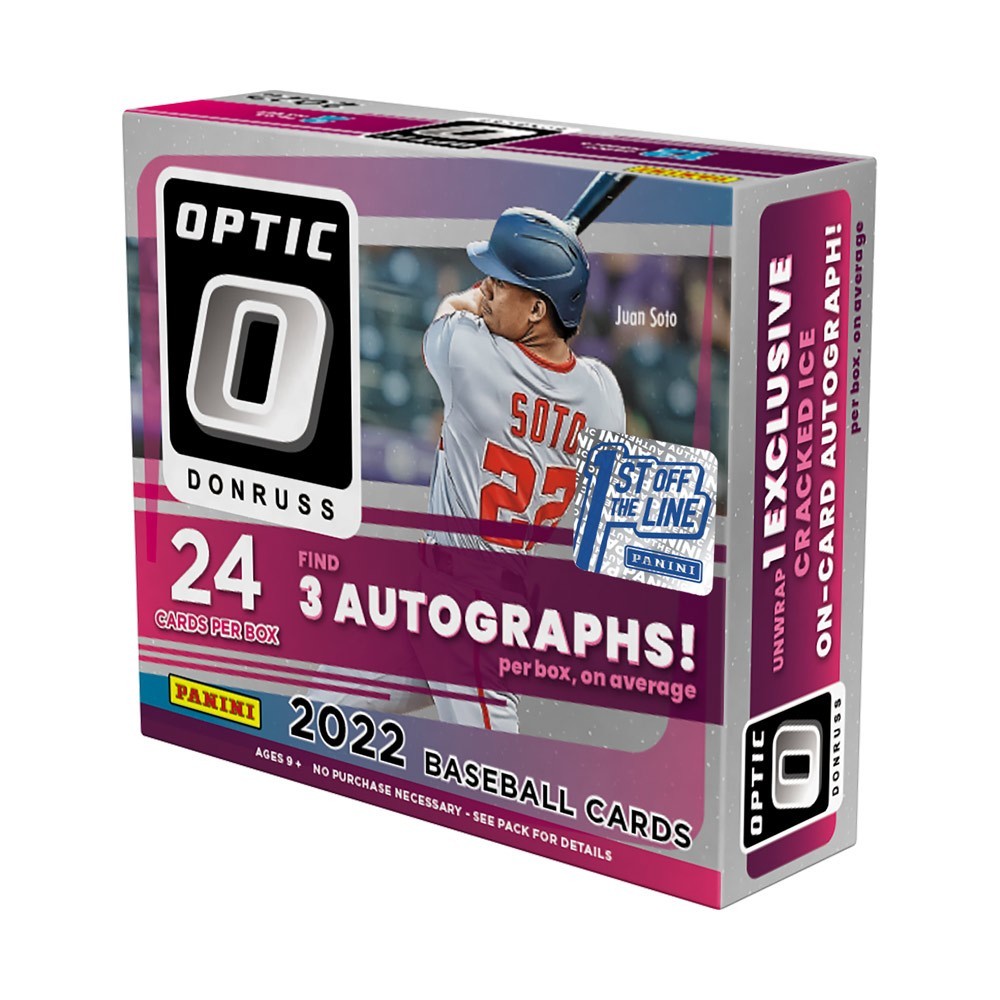 2022 Panini Donruss Optic Baseball Hobby Box - 1st Off The Line (FOTL) | Steel City Collectibles