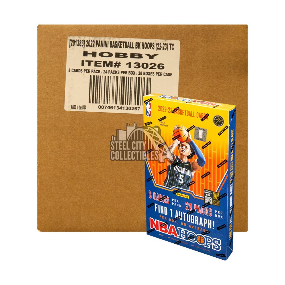 2022-23 Panini Hoops Basketball Hobby 20-Box Case | Steel City Collectibles