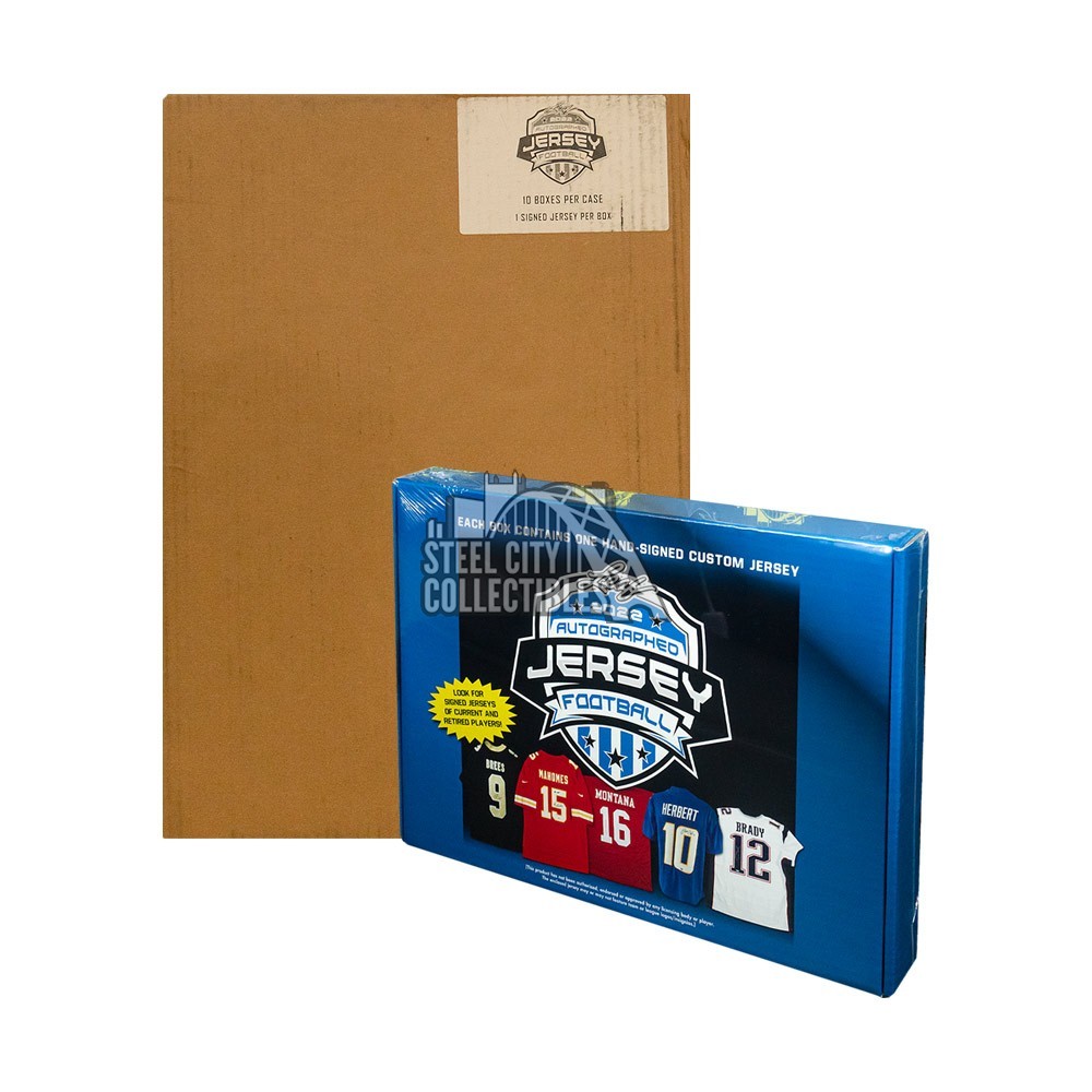 2022 Leaf Autographed Football Jersey Edition 10-Box Case | Steel City ...