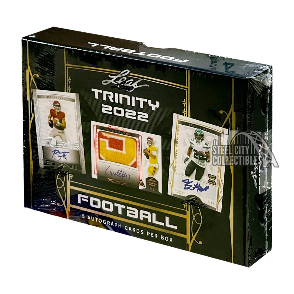 2022 Leaf Trinity Football Hobby Box | Steel City Collectibles