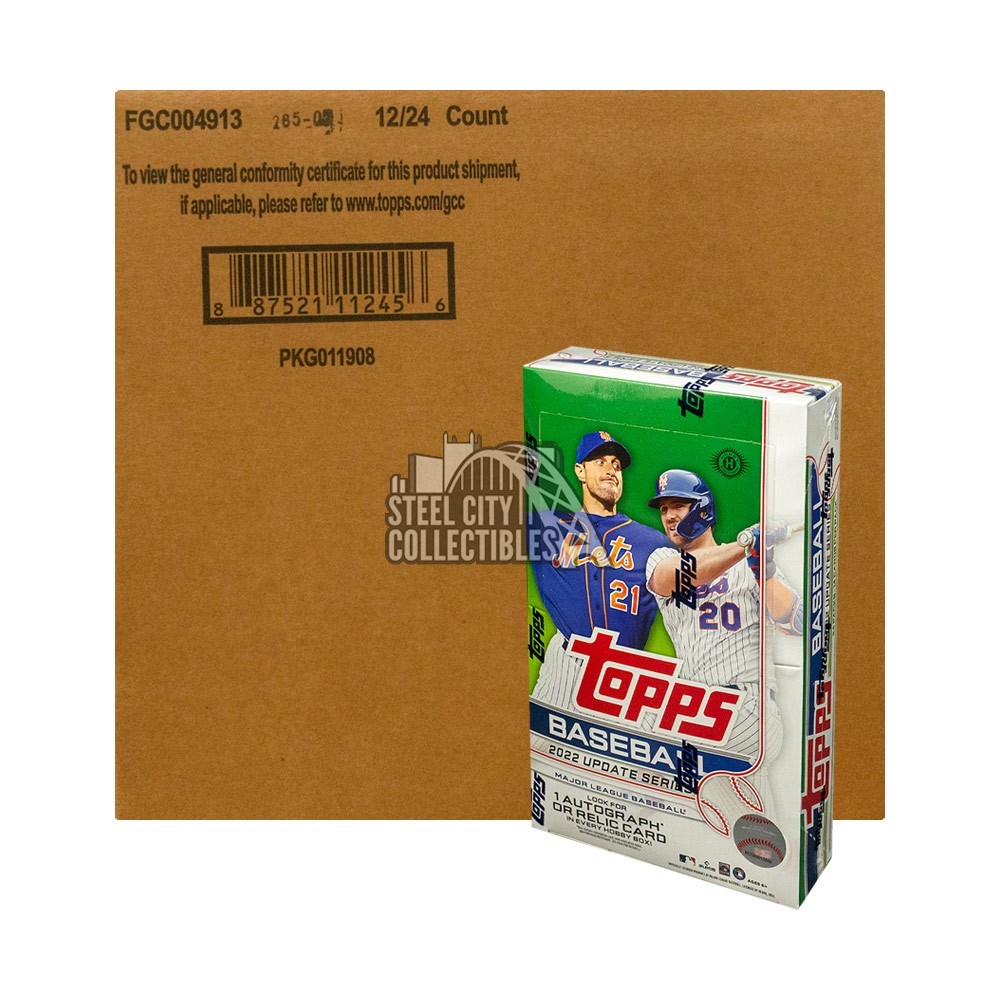 2022 Topps Update Series Baseball Hobby 12-Box Case | Steel City ...
