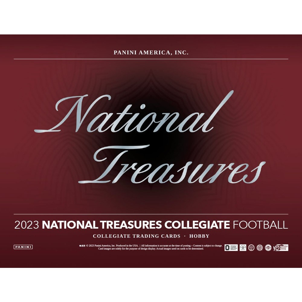 2023 Panini National Treasures Collegiate Football Hobby Box | Steel ...