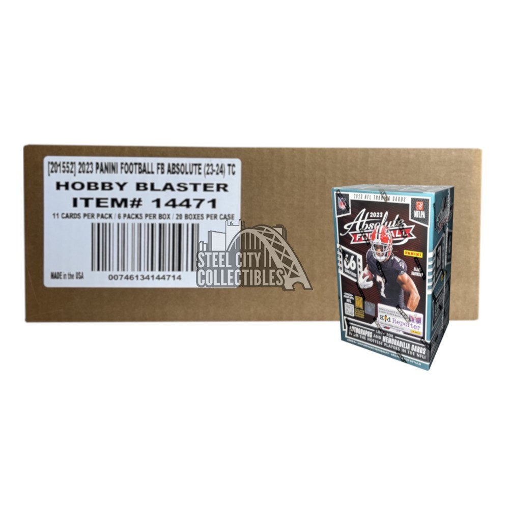2023 Panini Absolute Football Hobby Blaster 20-Box Case | Steel City ...