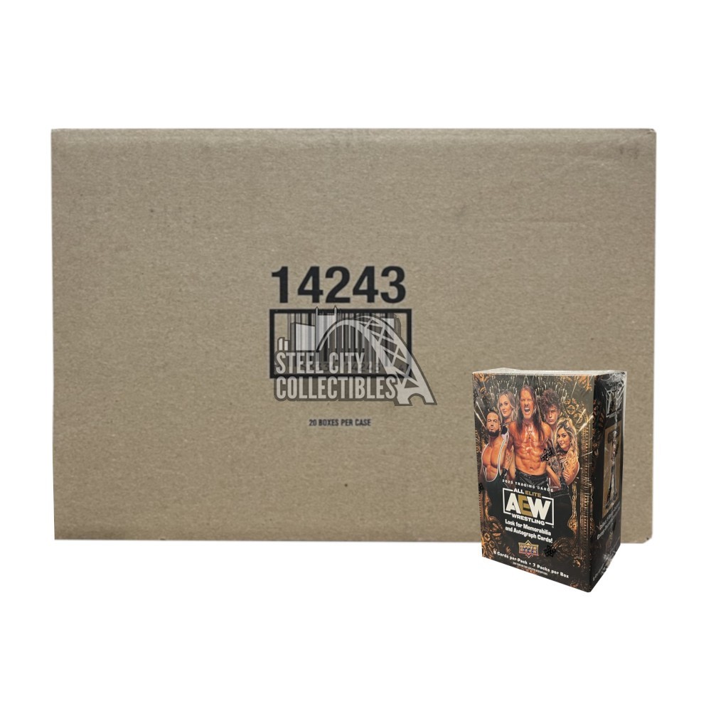 2023 Upper Deck AEW Wrestling 7-Pack Blaster 20-Box Case | Steel City Collectibles