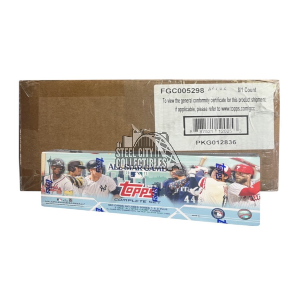 2023 Topps Baseball Factory Set All Star Version 8-Set Case | Steel ...